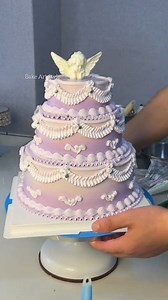 28K views · 342 reactions | Anniversary cake decoration tutorial #cake training #cakedecorating #cakesofinstagram #cakedesign #cakeoftheday #baking #trendingnow | Bake Art Style | Facebook