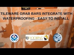 How To Install a Tileware Grab Bar Bracket - Part 1