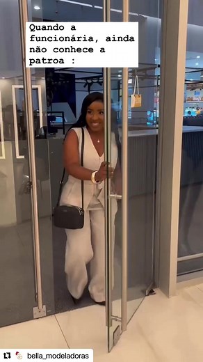 Se liga nessa funcionária nova 🤣🤣será que terminou mal ?? #viralvideos #diadostrabalhadores #bellamodeladoras