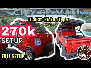 Fully Loaded Setup 4x4 Transformer Pikup type Multicab Da63t