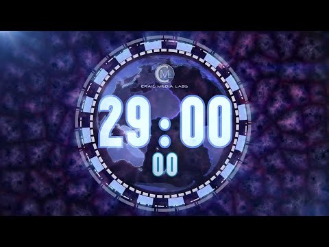 29 Minutes Countdown with audio and voice cues