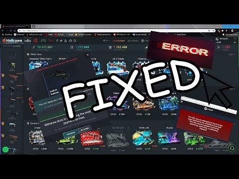 Hellcase.com TRADE ERROR FIX