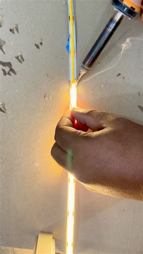 Simple way to join led strips the easiest way to join LED strips at home. Quick, simple, and perfect for any DIY lighting project! #ledstrips #diylighting #ledtips #homeprojects #easytutorial | MN Electric Solution