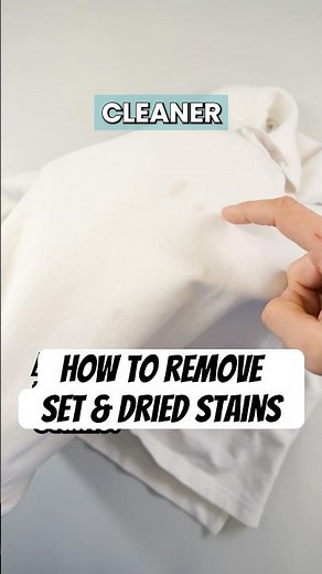 How To Remove Set / Dried Stains #laundry