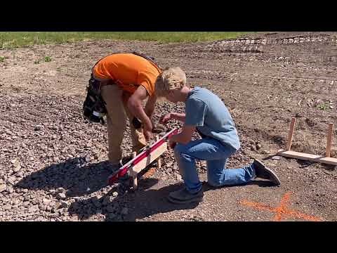 DIY How to Line & Square a 44x60 Pole Barn Building / Batter Boards & String