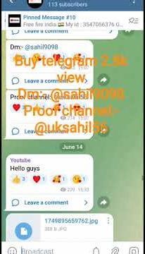 Telegram selling acconts
