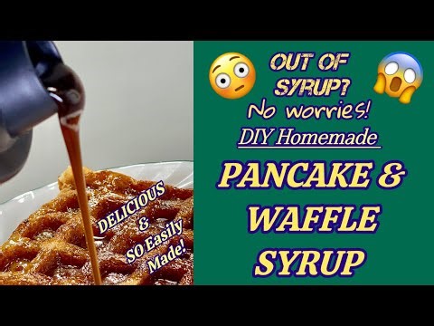 Pancake/Waffle Syrup ~ Simply Made with Butter and Brown Sugar!