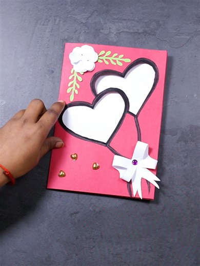 ❤❤Beautiful greeting card for love❤❤ #greetingcard #love #giftideas #card #diyideas #Clickforcraft | Click For Craft