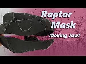 Raptor Mask Tutorial | EVA Foam Pattern | With Moving Jaw!