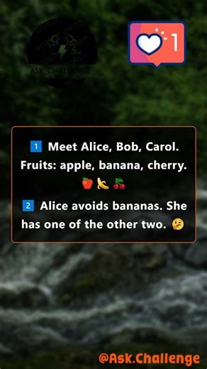 Only 20% Solve This Fruit Logic Puzzle! 🤔🧠