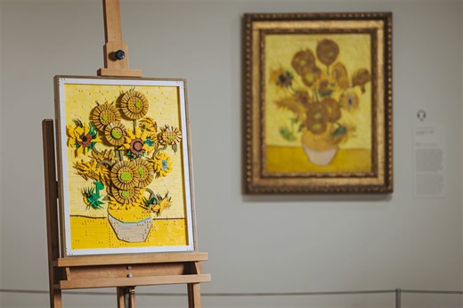 Van Gogh’s Iconic ‘Sunflowers’ Gets the Lego Treatment