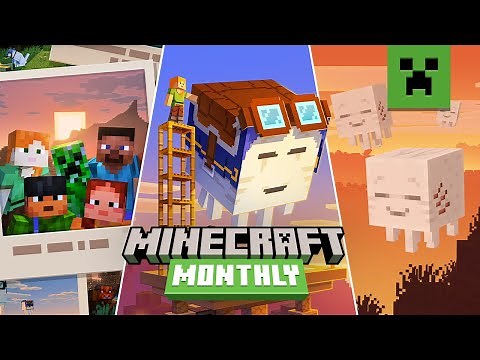 LATEST GAME DROP IS OUT! + COMMUNITY CHALLENGES AND MORE! | MINECRAFT MONTHLY