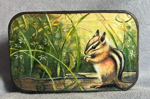 Altered Altoids Mint Tin, Melody Lamb, Chipmunk From Original Art, Stash Box - Etsy