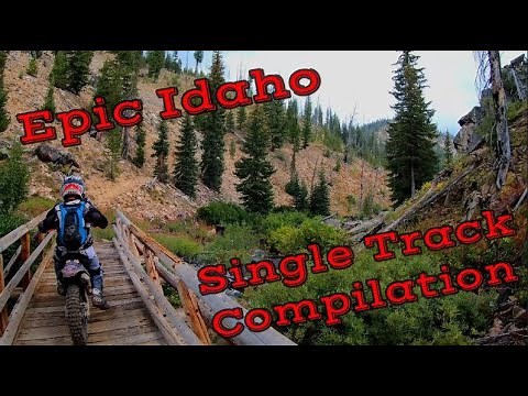 Dirt Biking Epic Idaho Single Track, Compilation Video