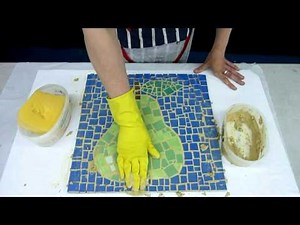 Making a mosaic by Michelle Greenwood Brown