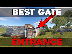 Rust how to Build THE BEST Compound Door | 1 Minute Tutorial