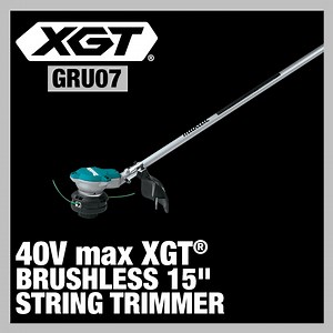 3.4K views · 46 reactions | The 40V max XGT® 18" Dual Rotation, High Torque String Trimmer (GRU07) is engineered to provide the power equivalent to a 35cc string trimmer, but with lower noise, less maintenance, zero emissions, and no pull starts. The GRU07 features a dual rotation feature that rotates the trimmer head clockwise or counterclockwise for less grass on sidewalks. #makitatools #makitausa #makitaxgt | Makita Tools USA | Facebook