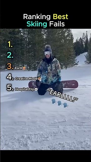 Ranking Best Skiing Fails