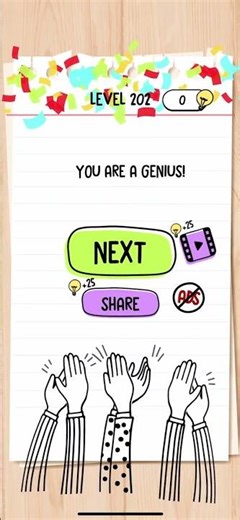 Brain Test Level 202 Solve the puzzle Answers Solutions