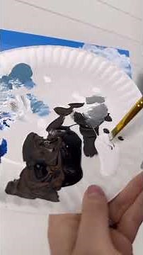 How to paint mountains for beginners! 🎨🗻 #acrylicpainting #howto #beginner #tutorialvideo