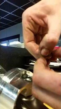 Installing Spirolocks on a full floating wrist pin