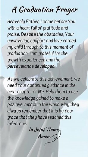 A Graduation Prayer of Gratitude for Your Children
