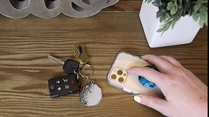 CROWNMADE Mini Geode Silicone Resin Molds Keychain Molds for Epoxy Resin with 9 Irregular Round Cavities - Resin Jewelry Molds, Resin Keychain Molds - Unique Pop Socket Mold, Phone Grip Mold