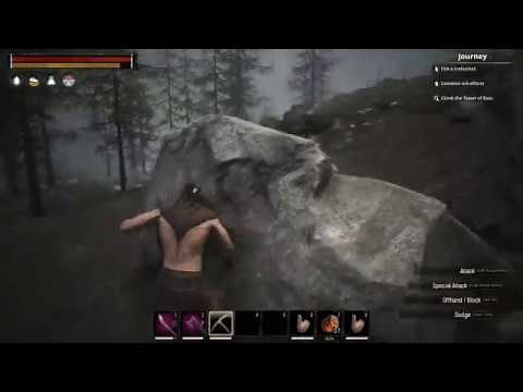 Conan Exiles Gameplay: How to Build a Carpenter's Bench. Easy!