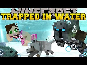 Minecraft: TRAPPED UNDER WATER! - HIDDEN BUTTONS 2 - Custom Map