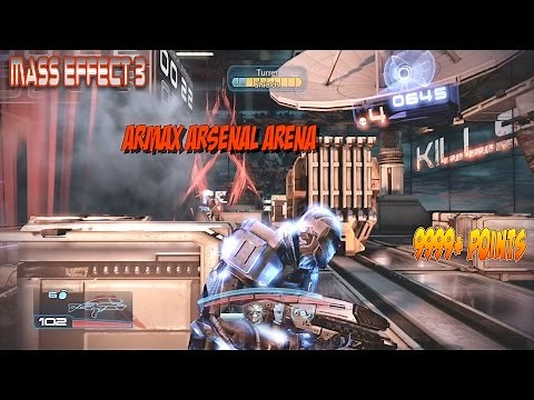 Mass Effect 3: Armax Arsenal Arena 9999+ Points vs Cerberus