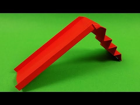How to Make a Paper Playground Slide Origami