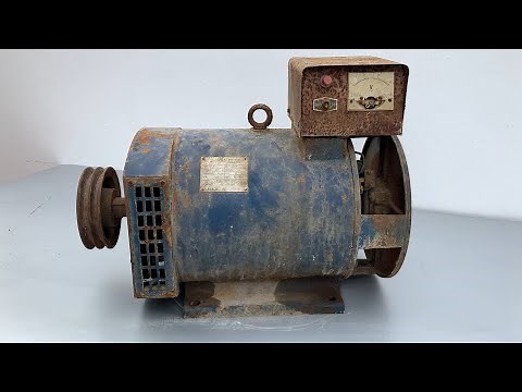 Restoration Old Rusty 220v Generator // Repair And Reuse Rusty Generators