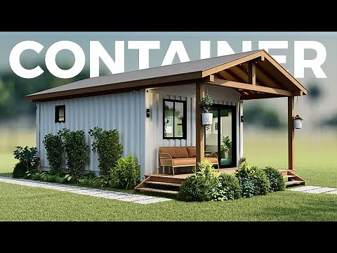 🏡 Container House 👉 A Tiny House made with 20ft containers 🥰.