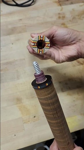 How to assemble pool cue parts. #customcues #handcrafted #woodworking #cuebuilding #pool #diy