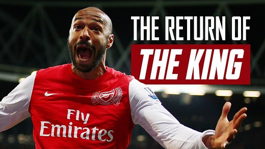 801K views · 17K reactions |  퐎퐧 퐭퐡퐢퐬 퐝퐚퐲 퐢퐧 ퟐퟎퟏퟐ: Our 34-year-old record scorer made his second debut for Arsenal, and boy did he deliver... They don't make em' like Thierry Henry anymore 殺 | Arsenal | Facebook