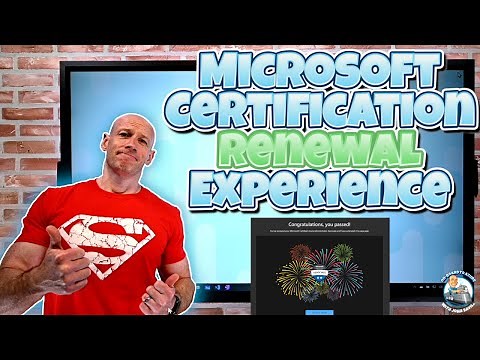 The New Microsoft Certification Renewal Experience!