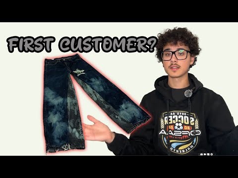 Making Custom Baggy Jeans for My First Customer | Start to Finish