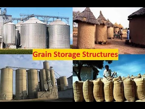 Grain Storage Structures, How to Minimize Post harvest losses, Silos, Bin Storage, Why we Store, Bag