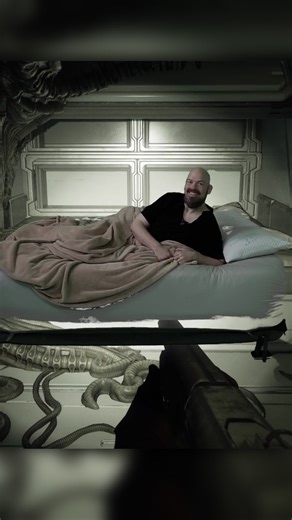 BurkeBlack on Instagram: "I found a hidden employee in Alien Rogue Incursion #BurkeBlack #alienrogueincursion #alien #funny #survios #shorts #easteregg"