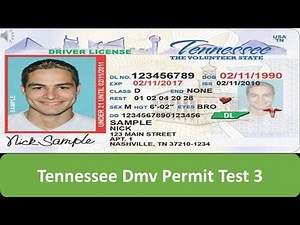 Tennessee DMV Permit Test 3