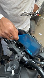 Mt15 meter scratch guard modify work♥️👍 @pudupet_munavarelectrical 9884245006 #pudupet_munavarelectrical #mt15 #v3 #r15v4 #bikers #chennai #meter #scratch #modify | munavar electricals