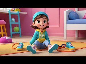 I Can Tie My Shoelaces – Loop, Swoop, Pull! | Learn with Fun Song for Kids | Shoelace Skills Rhyme