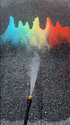 Chalk Clean Up #Crayola #chalk #clean #watercolor #outdoor #play #Shorts