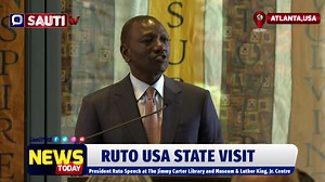 17 reactions | FULL SPEECH: President Ruto’s Speech at The Jimmy Carter Library and Museum in Atlanta, Georgia, USA | Sauti TV | Facebook