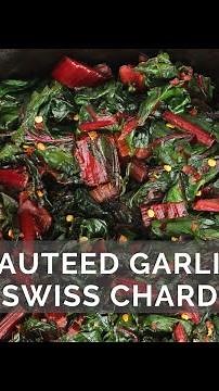 Easy Sautéed Garlic Swiss Chard | My Body My Kitchen