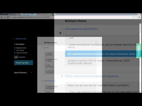 StudyBlue Tutorials - Taking Quizzes