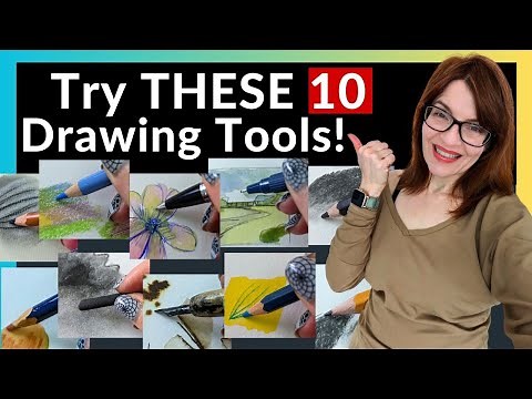 Drawing Materials For Beginners (Learn to use these 10 tools FAST!)