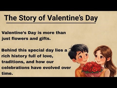 History of Valentine’s Day Explained | Learn English Through Story | Level 2