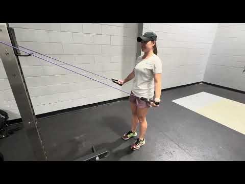 Band Resisted Shoulder Extension (Standing)