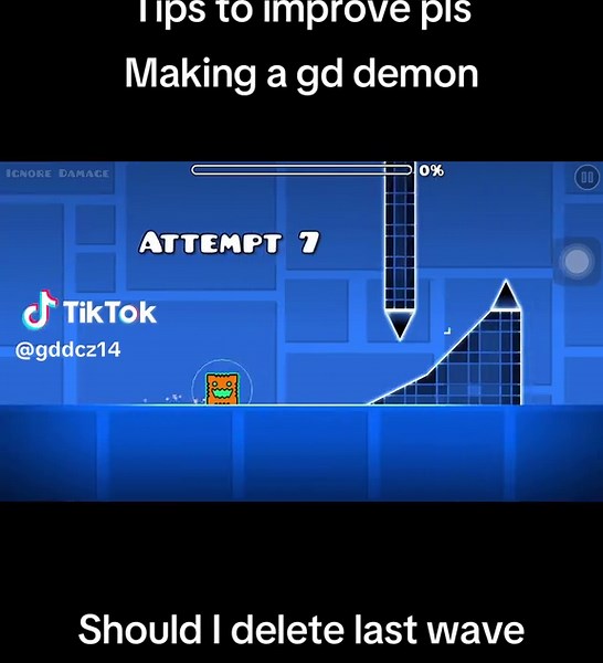 Making a gd demon #geometrydash #gd